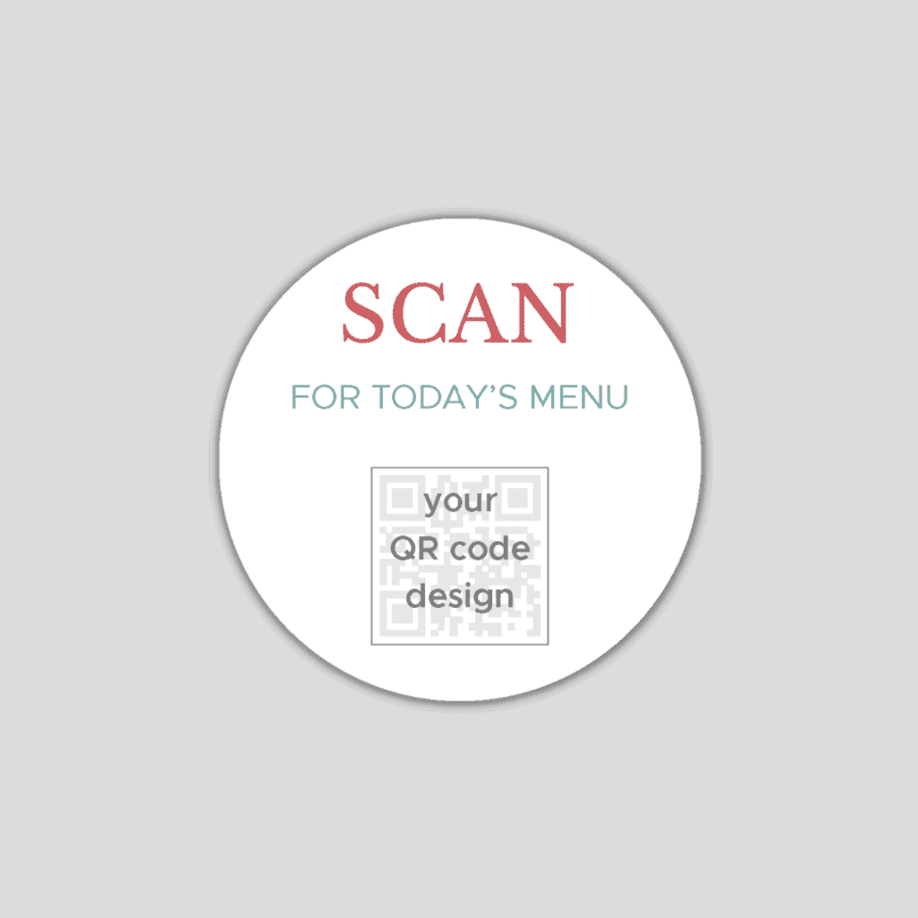 QR Code Menu Sticker Printing in Dubai | Custom Sticker Design UAE ...